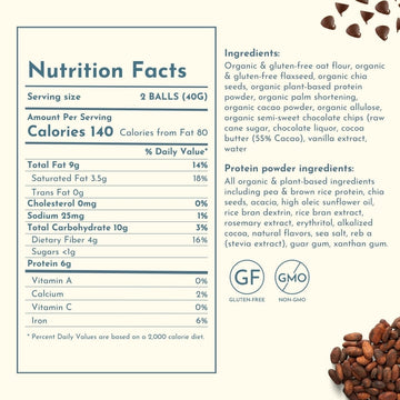 Brownie Batter Ball High Protein Snack - Scott's Protein Balls